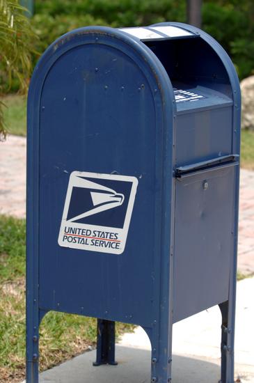 American Mail Box Letter Box South Editorial Stock Photo - Stock Image ...