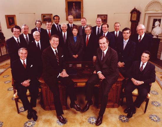 President Ronald Reagan Vice President George Editorial Stock Photo ...