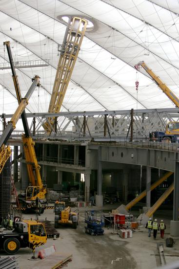 Construction Work O2 Formerly Known Millennium Editorial Stock Photo ...