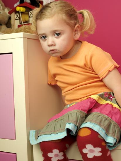 Model Released Young Girl Sulking Corner Editorial Stock Photo - Stock ...