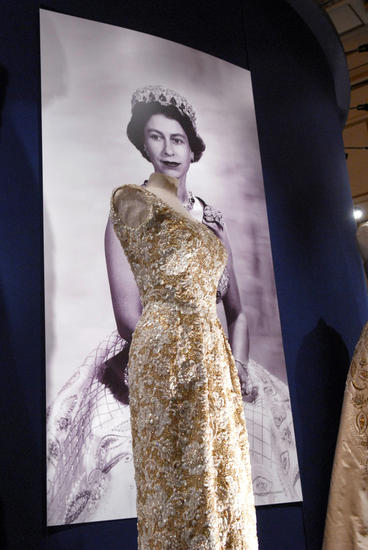 Dress Occasion Exhibition Norman Hartnell Dress Editorial Stock Photo ...