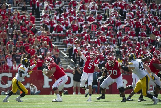 Rutgers Scarlet Knights Quarterback Chris Laviano Editorial Stock Photo ...
