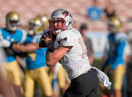 Unlv Quarterback 18 Dalton Sneed Warms Editorial Stock Photo - Stock ...