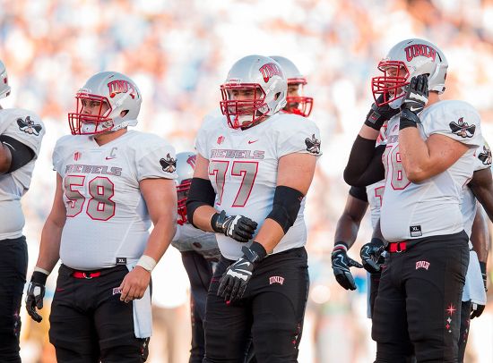 Unlv Offensive Lineman 76 Jaron Caldwell Editorial Stock Photo - Stock ...
