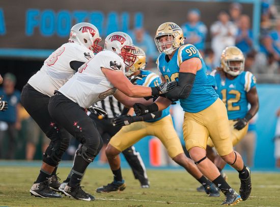 Ucla Defensive Lineman 90 Rick Wade Editorial Stock Photo - Stock Image ...