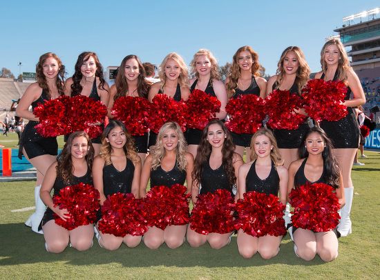 Unlv Dance Team Members Pose Photo Editorial Stock Photo - Stock Image ...