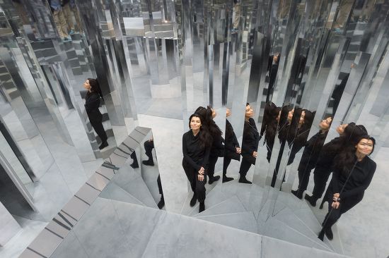 Mirror Maze Art Installation Editorial Stock Photo - Stock Image ...
