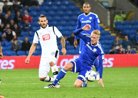 Bradley Johnson Derby County Plays Ball Editorial Stock Photo - Stock ...