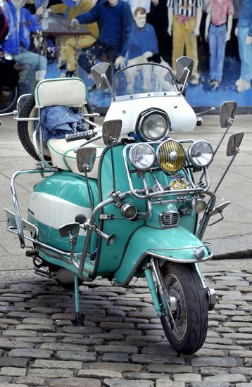 Vintage Lambretta Scooter Editorial Stock Photo - Stock Image ...