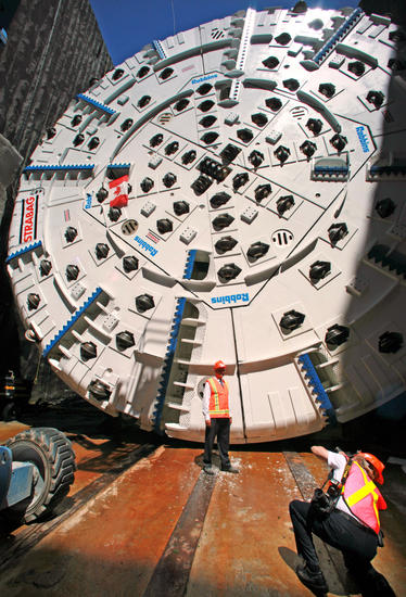Worlds Biggest Boring Machine About Start Editorial Stock Photo - Stock ...
