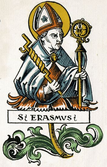 Saint Erasmus Formiae Known Saint Elmo Editorial Stock Photo - Stock ...