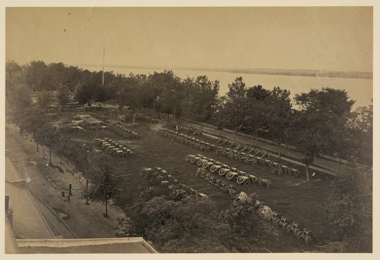 Aerial View Washington Arsenal Yard Washington Editorial Stock Photo ...