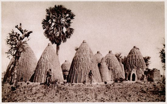 House Musgum Moupoui People Photo Chad Editorial Stock Photo - Stock ...