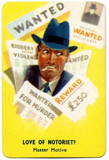 Criminal Wanted By Police Love Notoriety Editorial Stock Photo - Stock ...