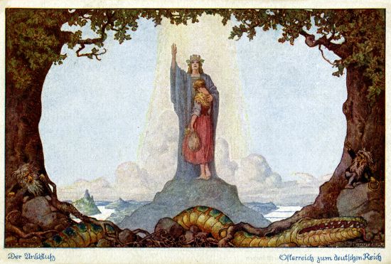 Union Austria Germany Allegory By E Editorial Stock Photo - Stock Image ...