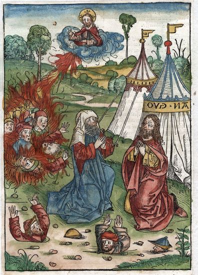 Scene Bible Woodcut By Michael Wohlgemuth Editorial Stock Photo - Stock ...