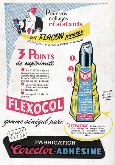 Flexocol Glue Made Arabic Gum Advert Editorial Stock Photo - Stock ...