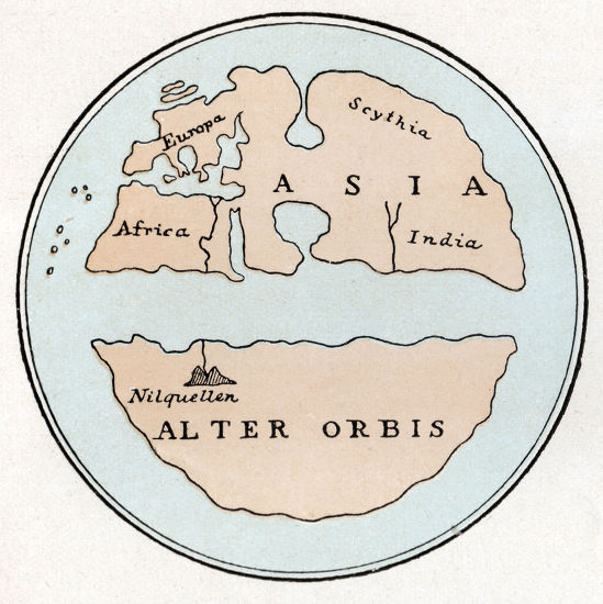 Mappa Mundi By Roman Cartographer 1st Editorial Stock Photo - Stock ...