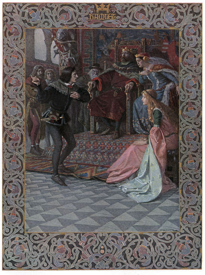 Hamlet Claudius Gertrude Hamlet Play By Editorial Stock Photo - Stock ...