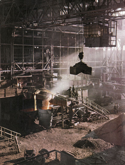 East Germany Steel Mill Calbe Photo Editorial Stock Photo - Stock Image ...