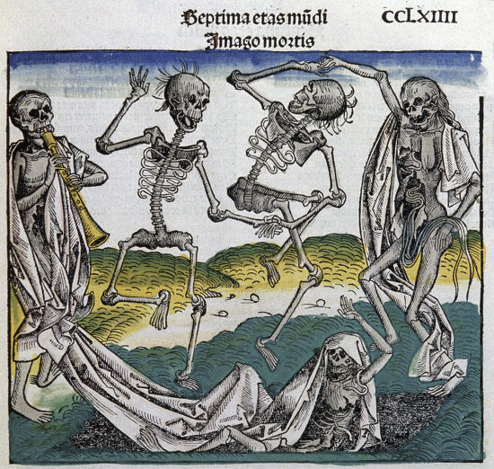 Catholic Religion Dance Death Skeletons Burial Editorial Stock Photo ...