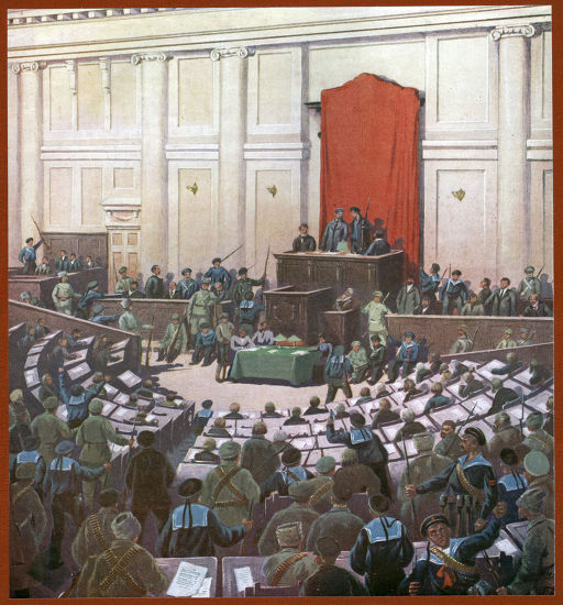 Dissolution Russian Constituent Assembly By Bolsheviks Editorial Stock ...