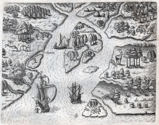 French Explorer Jean Ribault Sets Column Editorial Stock Photo - Stock ...