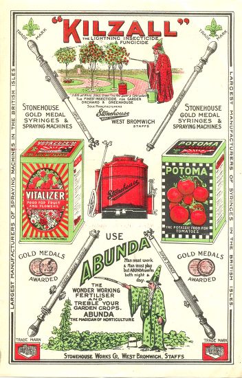 Advertising Insert Kilzall Garden Insecticide Fungicide Editorial Stock ...