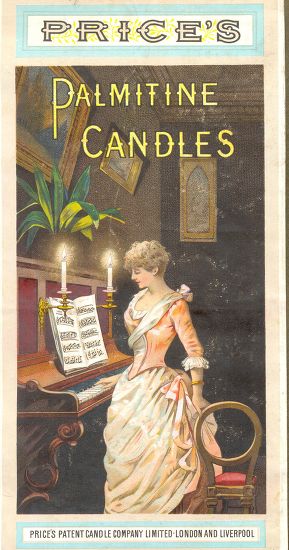 Chromolithographed Label Prices Palmitine Candles Lithographed ...