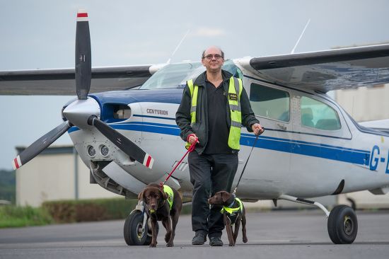 Graham Mountford His Dog Callie Left Editorial Stock Photo - Stock ...