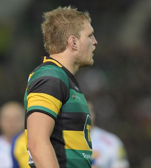 Northamptons Jamie Gibson Rugby Union Aviva Editorial Stock Photo ...