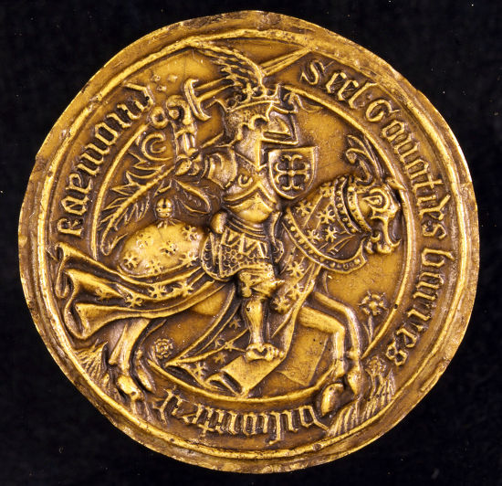 Knight On Horseback Seal 15th Century Editorial Stock Photo - Stock ...