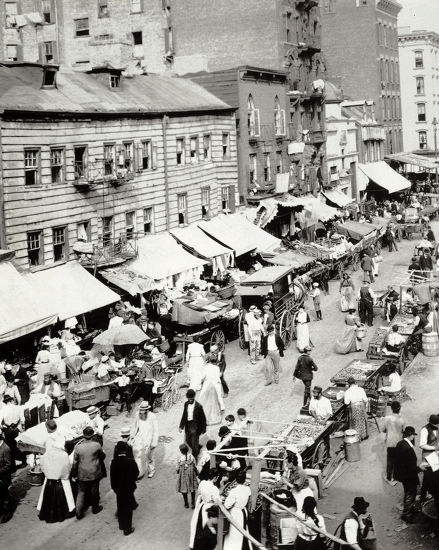 Jewish Ghetto New York Hester Street Editorial Stock Photo - Stock ...