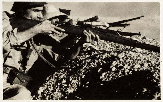 Soldiers Armed Rifles Spanish Civil War Editorial Stock Photo - Stock ...