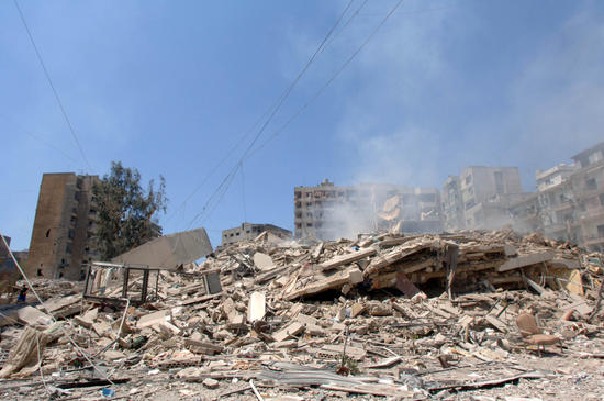 Dahieh Bombed Out Beiruts Southern Suburbs Editorial Stock Photo ...