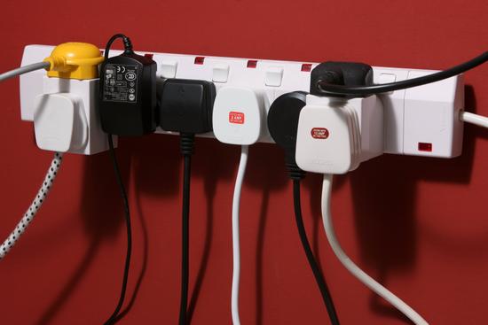 Dangerously Overloaded Plug Socket Editorial Stock Photo - Stock Image ...