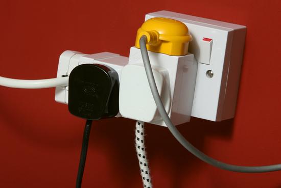 Dangerously Overloaded Plug Socket Editorial Stock Photo - Stock Image ...