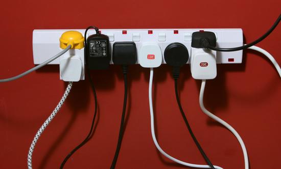 Dangerously Overloaded Plug Socket Editorial Stock Photo - Stock Image ...
