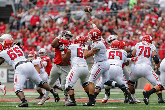 Rutgers Scarlet Knights Quarterback Chris Laviano Editorial Stock Photo ...
