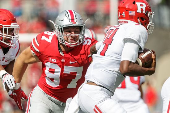 Ohio State Buckeyes Defensive End Nick Editorial Stock Photo - Stock ...
