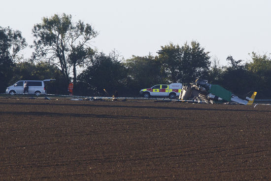 Scene Air Craft Crash Raf Hardwick Editorial Stock Photo - Stock Image ...