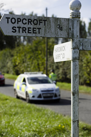 Scene Air Craft Crash Raf Hardwick Editorial Stock Photo - Stock Image ...