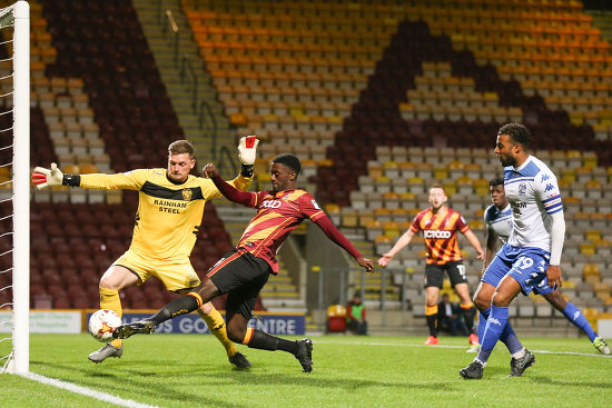 Bury Goalkeeper Ben Williams 1 Blocks Editorial Stock Photo - Stock ...