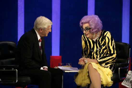 Michael Parkinson Dame Edna Everage Editorial Stock Photo - Stock Image ...