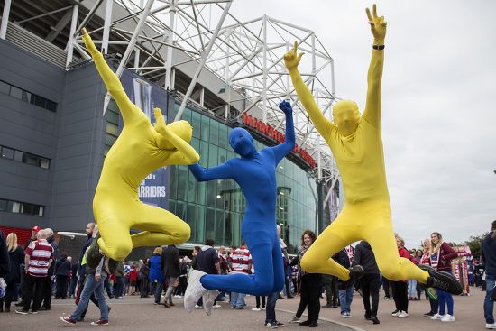 Warrington Wolves Fans Outside Ground Ahead Editorial Stock Photo ...