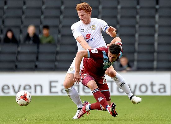 Milton Keynes Dons Defender Dean Lewington Editorial Stock Photo ...