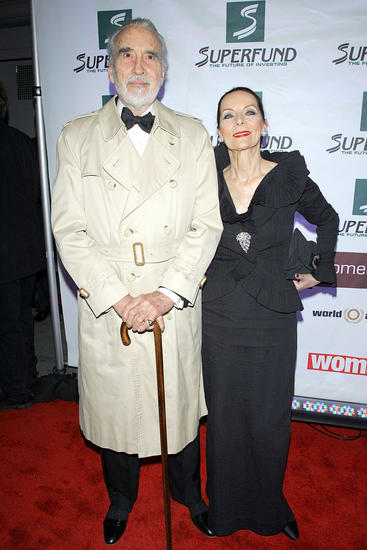 Christopher Lee Wife Birgit Kroencke Editorial Stock Photo - Stock ...