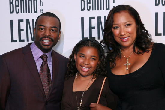 Levar Burton Daughter Michaela Wife Stephanie Editorial Stock Photo ...