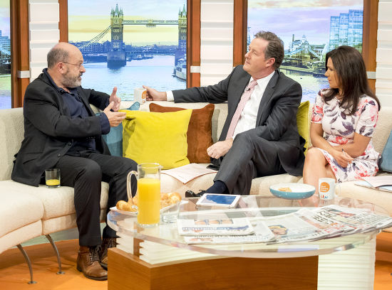 John Sweeney Piers Morgan Susanna Reid Editorial Stock Photo - Stock ...