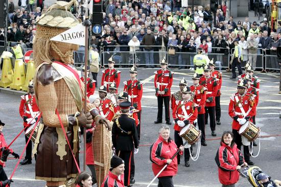 Lord Mayors Show Magog Londons Traditional Editorial Stock Photo ...